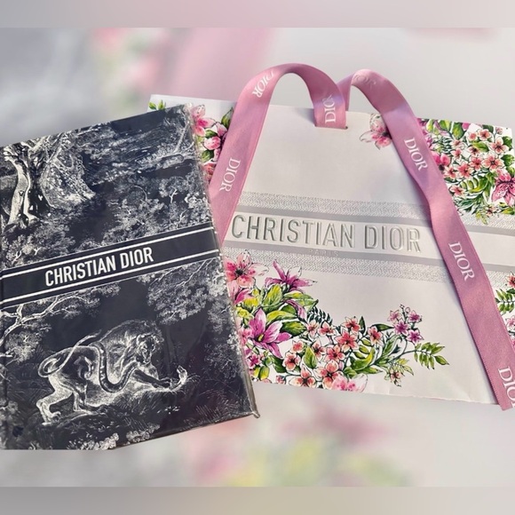 Dior | Office | Christian Dior Limited Edition Notebook Floral Gift Bag ...